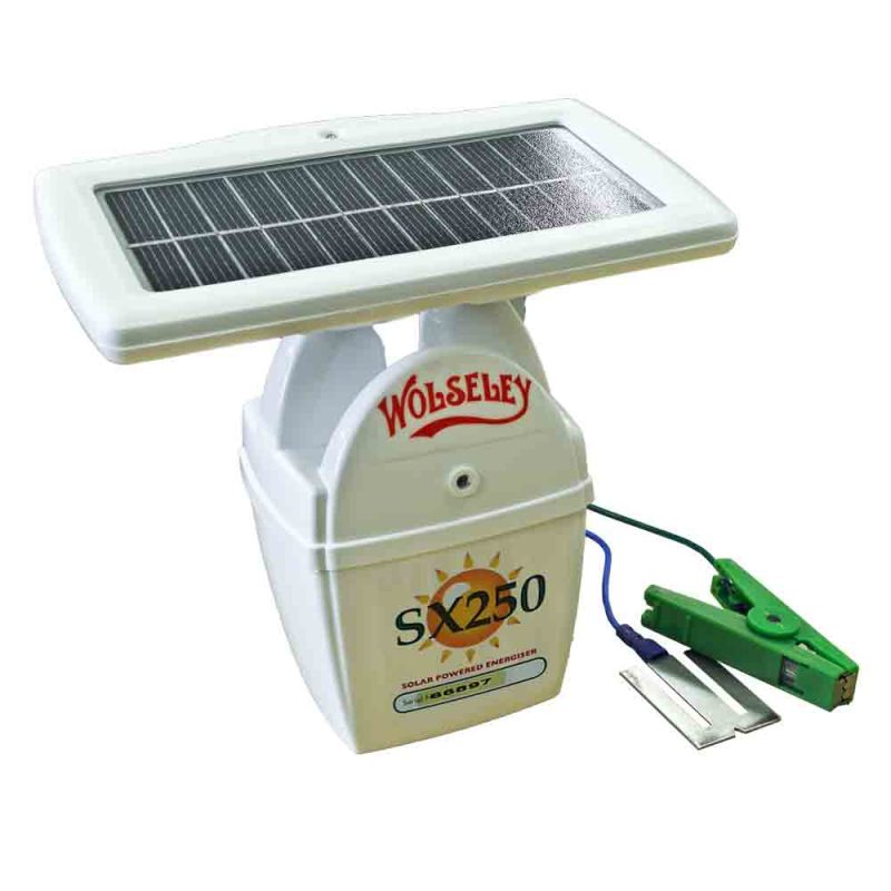 Wolseley SX250 Solar Fence Energiser - Kington Farm Supplies | Country ...